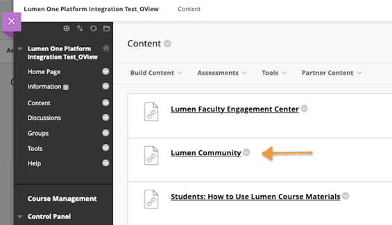 Lumen One Platform: Blackboard LTI 1.3 Integration
